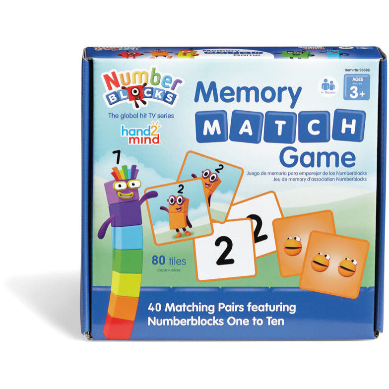 NUMBERBLOCKS Memory Match Game – The Sensory Poodle